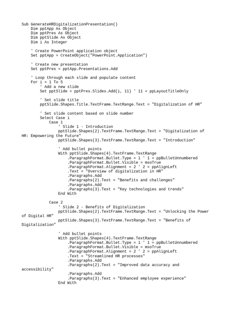 Vba | PDF | Computing