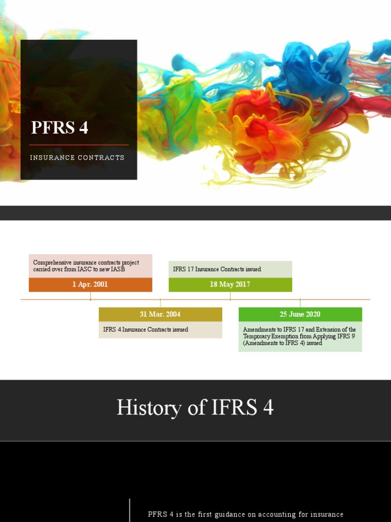PFRS 4 Insurance Contracts | PDF | Insurance | International Financial ...