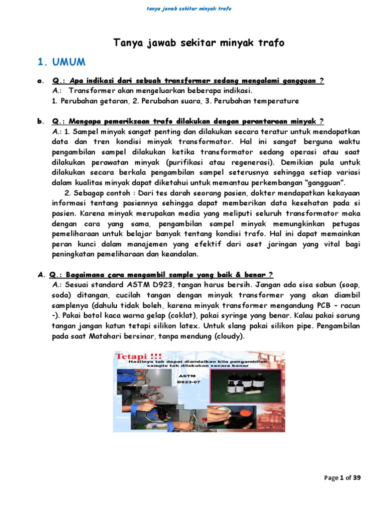 Buku Pintar Dga Trafo | PDF