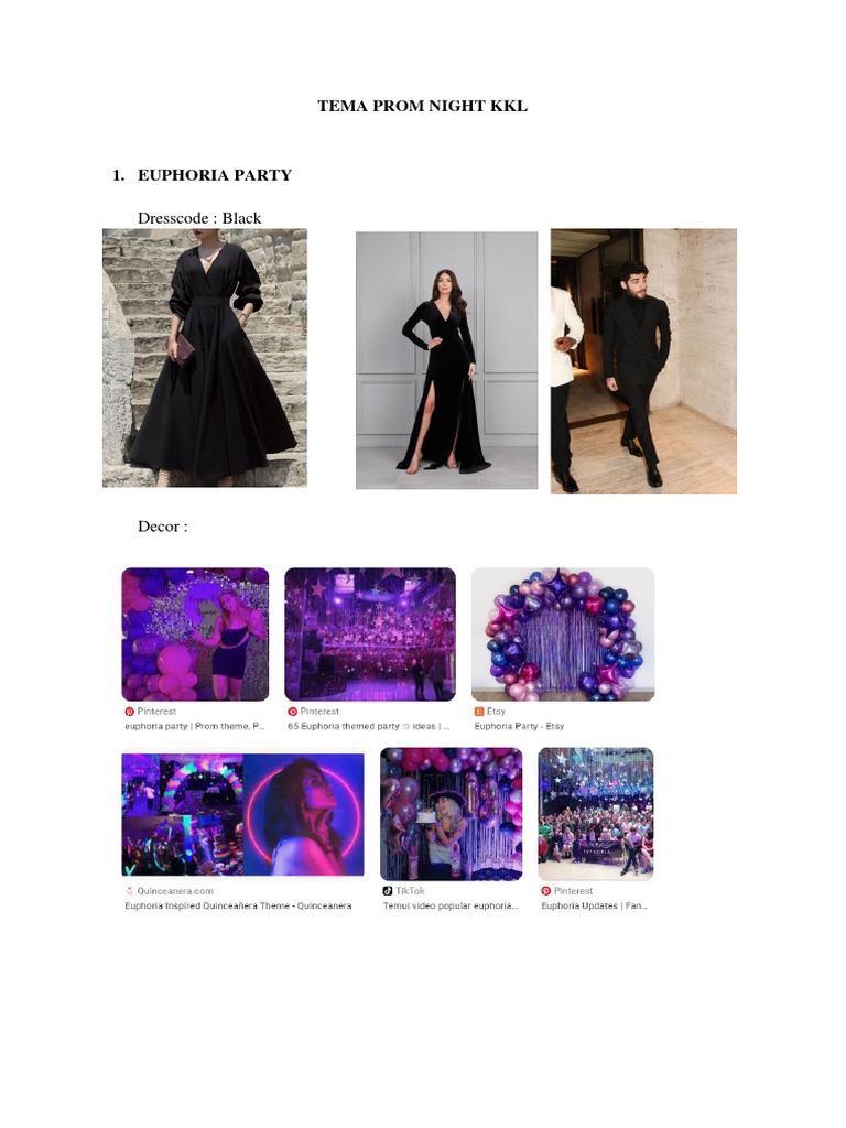 Tema Prom Night KKL | PDF