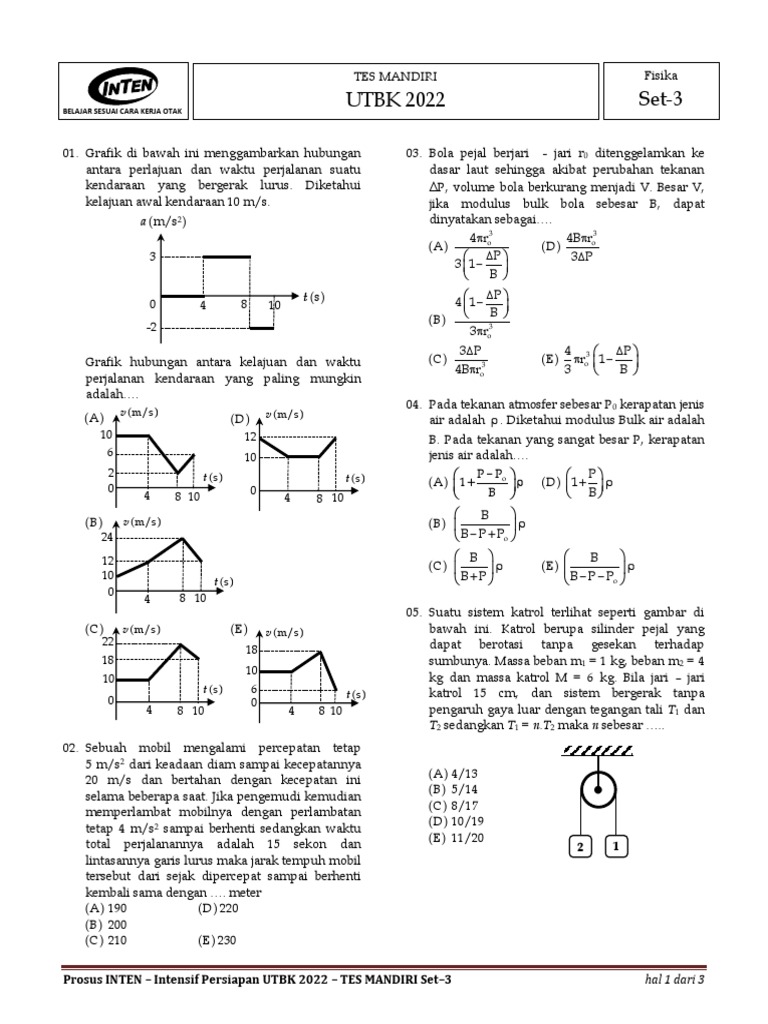 (3b) Tes Mandiri Set-3 | PDF