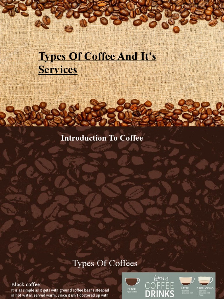 Types of Coffee | PDF