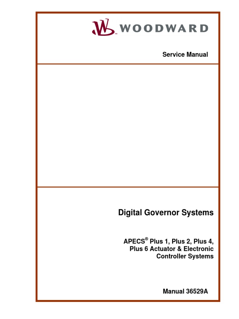 Service Manual: Digital Governor Systems | PDF | Electrostatic ...