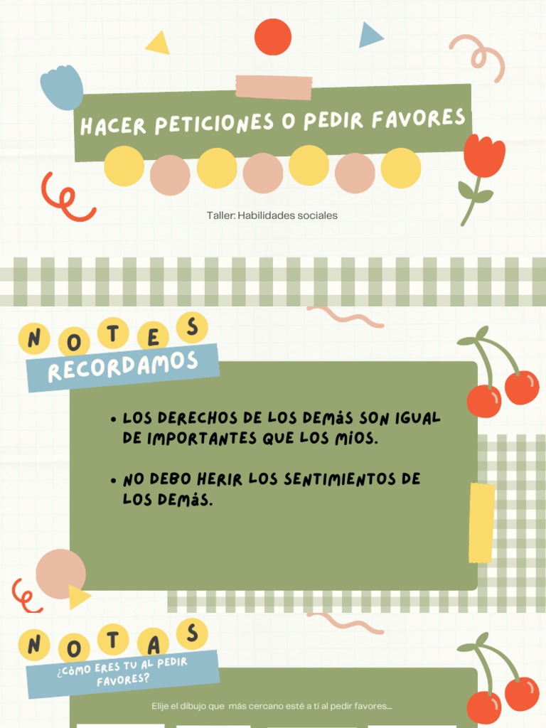 Hacer Peticiones o Pedir Favores | PDF