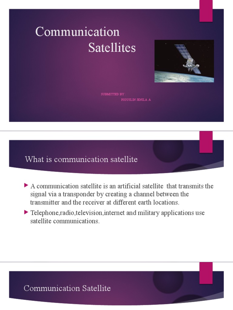 Communication Satellite | PDF | Communications Satellite | Radio