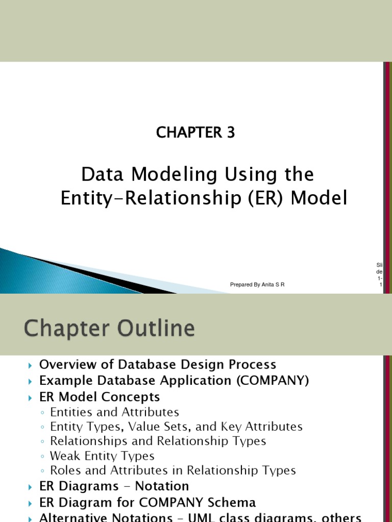 Chapter 03 | PDF | Conceptual Model | Data Model