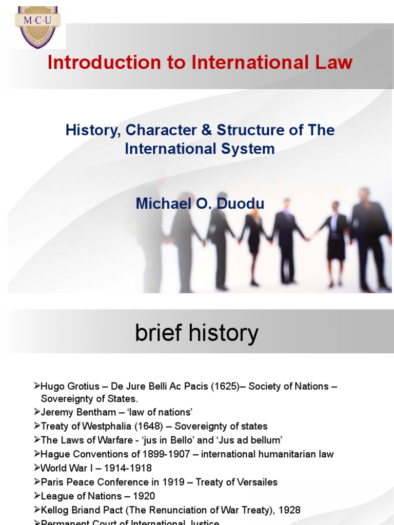 Character & Structure of The International System | PDF | International ...