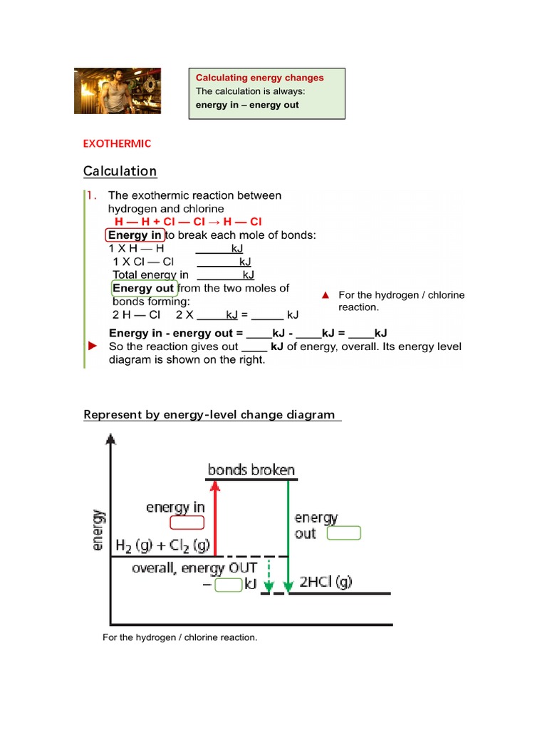 Energy Change - worksheets | PDF