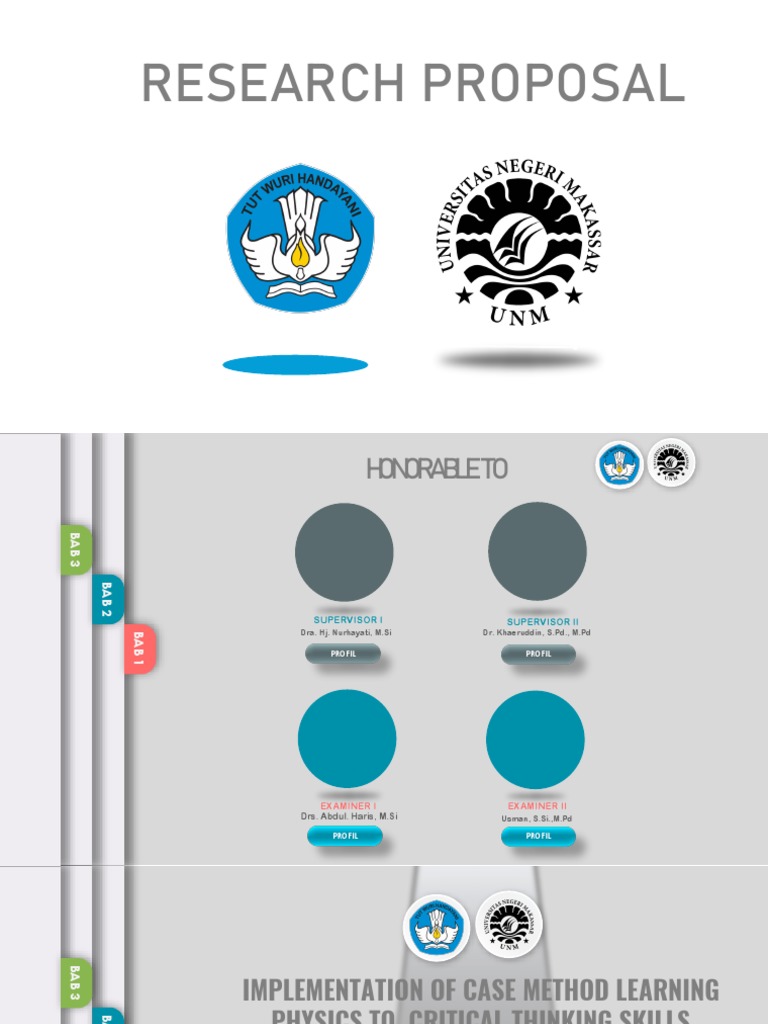 Template PPT Seminar Proposal Gratis | PDF | Critical Thinking | Thought