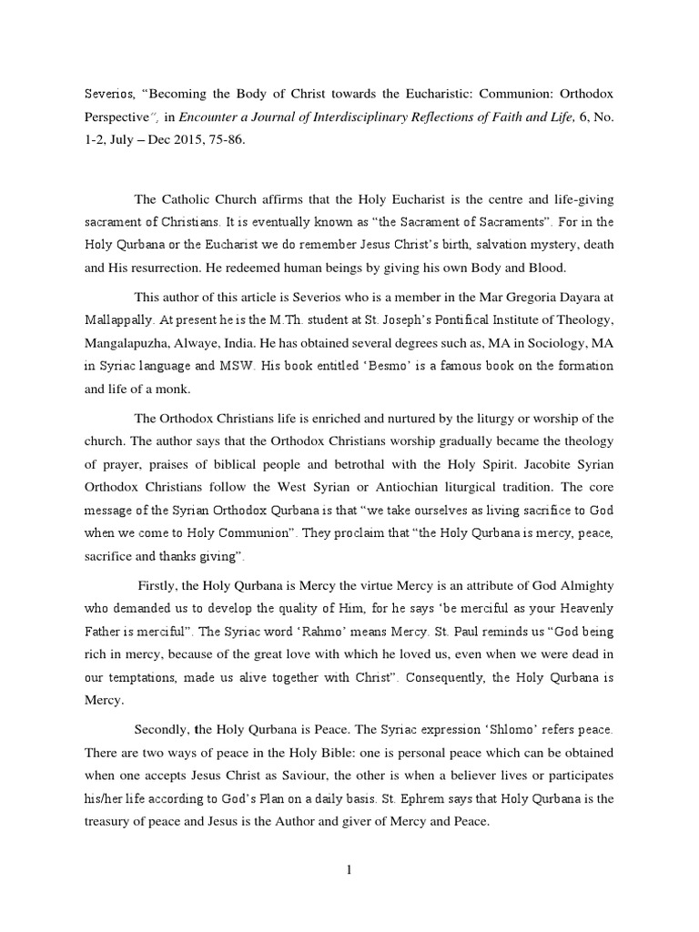 Book Review | PDF | Eucharist | Sacrifice