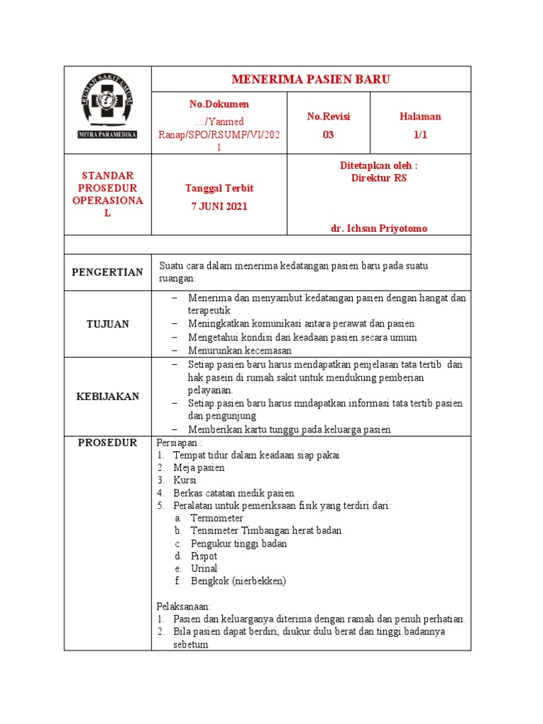 Urutan Menerima Pasien Baru | PDF | Sains & Matematika