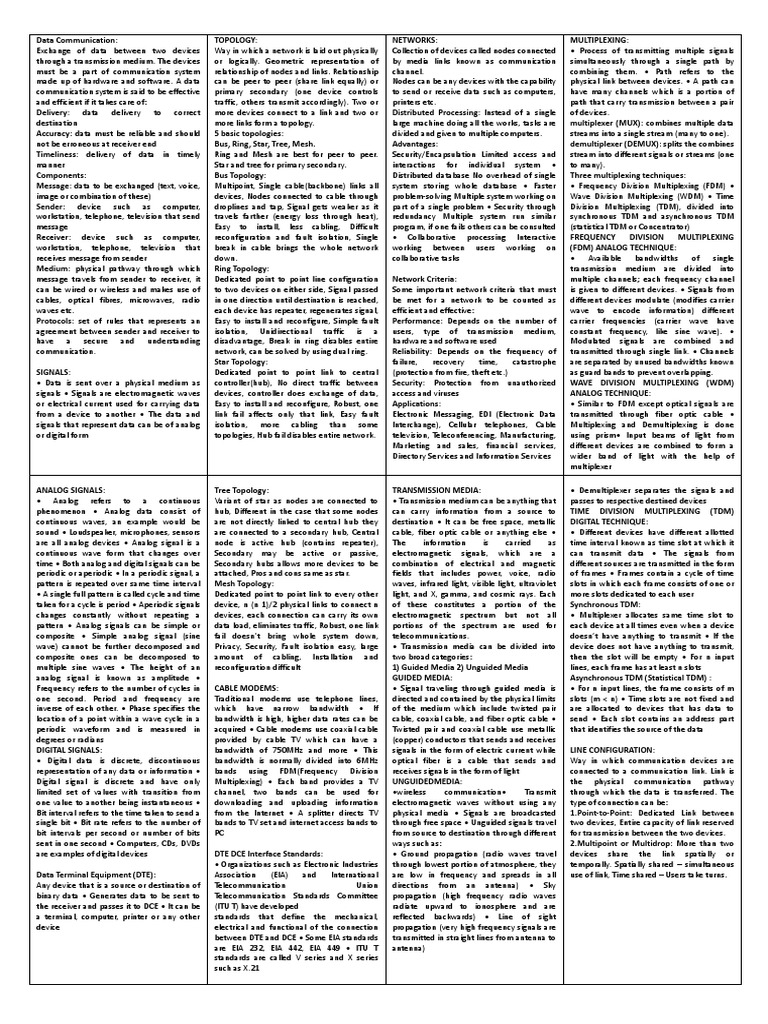 Dcof Bit | PDF | Computer Network | Network Topology