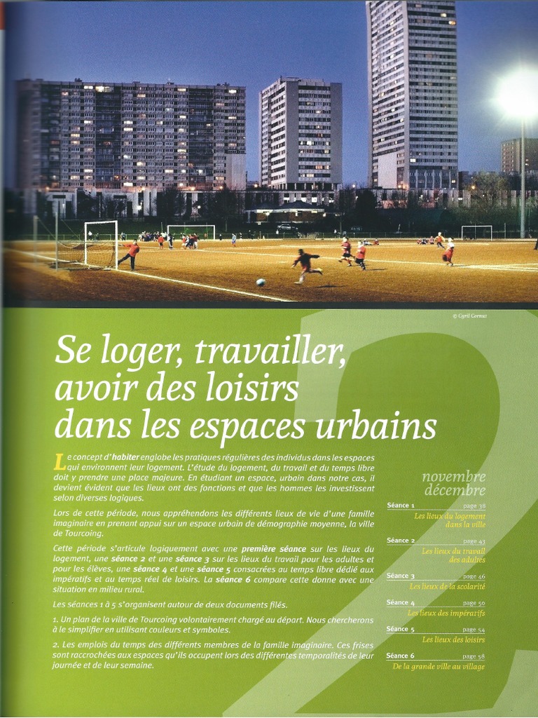 Accès - Géographie À Vivre CM1 - P2 - Espaces-Urbains | PDF