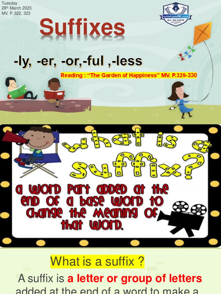 Tuesday - Spelling - Suffixes | PDF