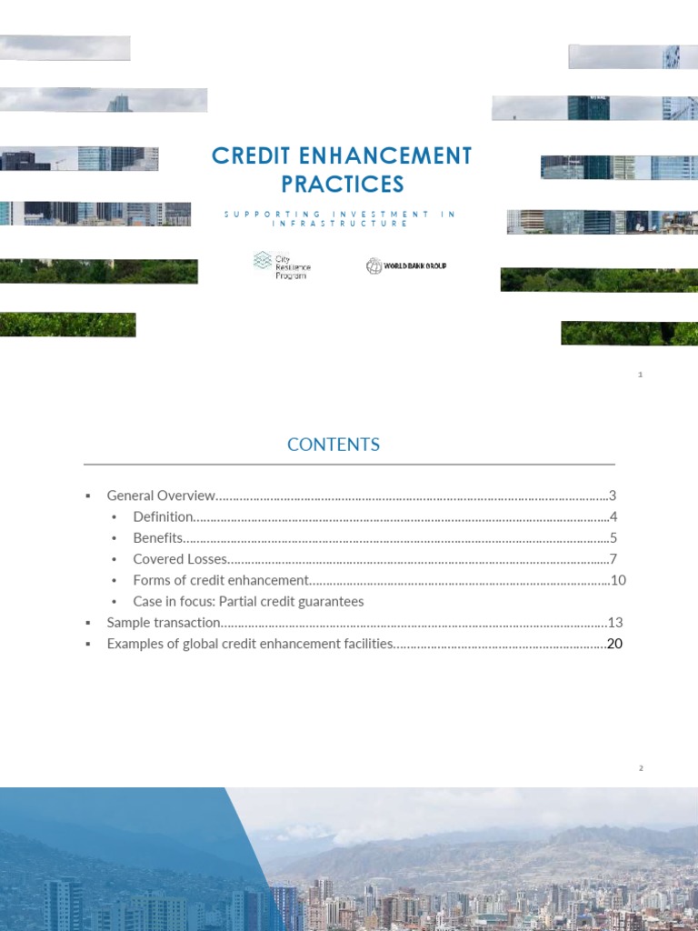 Credit Enhancement Practices | PDF | Debt | Loans