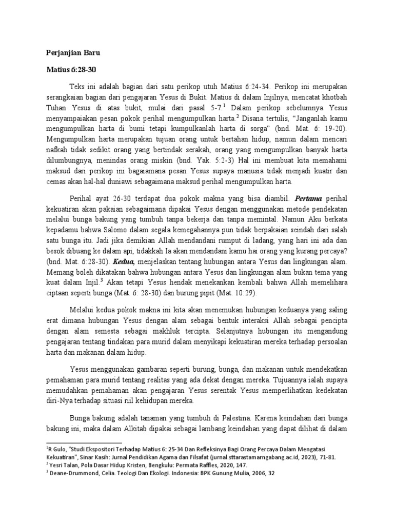 Tuga Perjanjian Baru | PDF