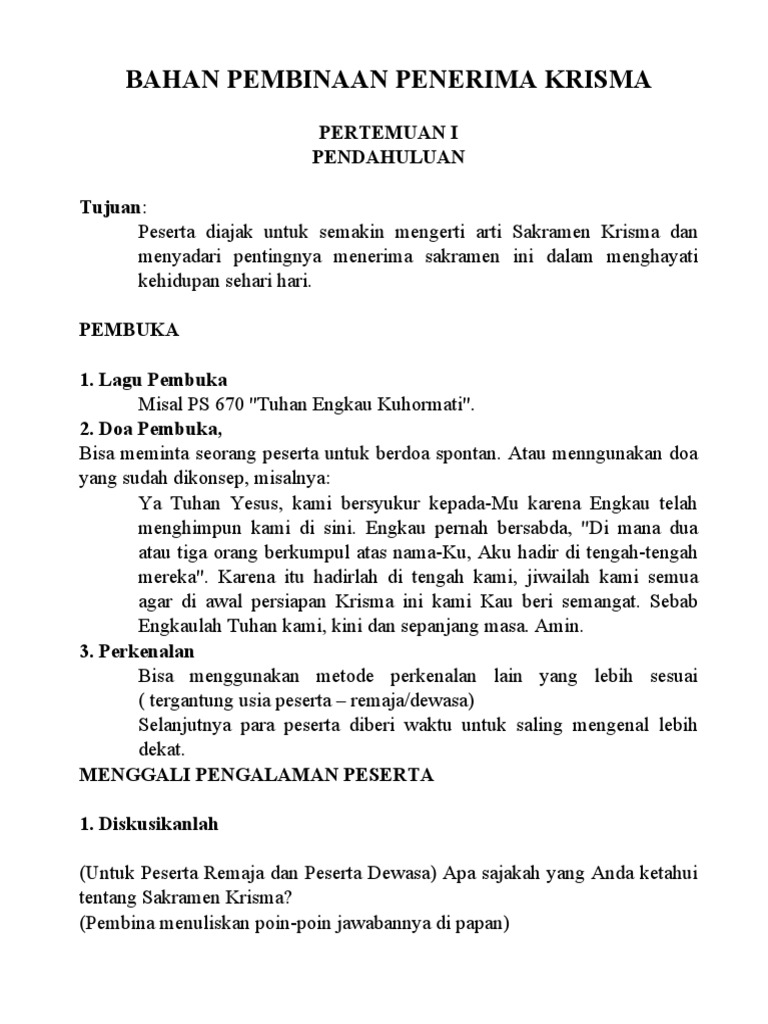 Materi Krisma | PDF