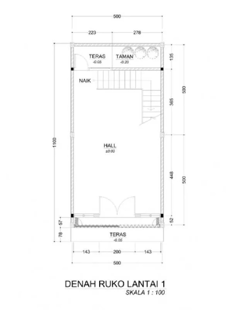 Denah Ruko 5x10 2 | PDF