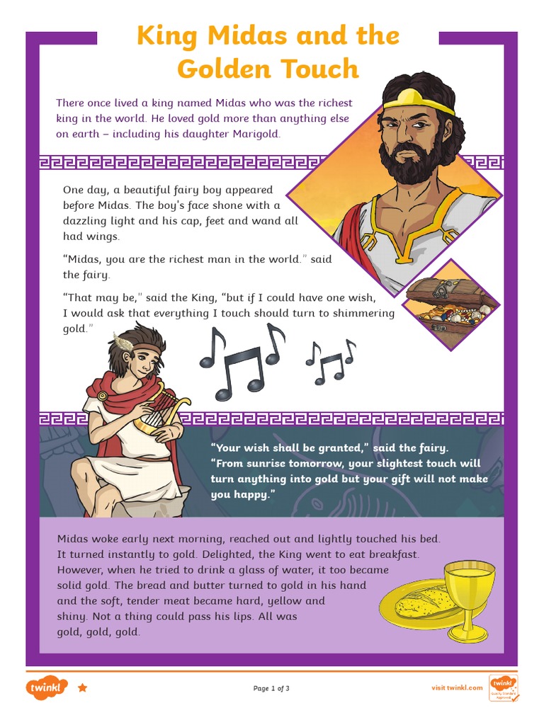(578932) RR - King Midas and The Golden Touch | PDF