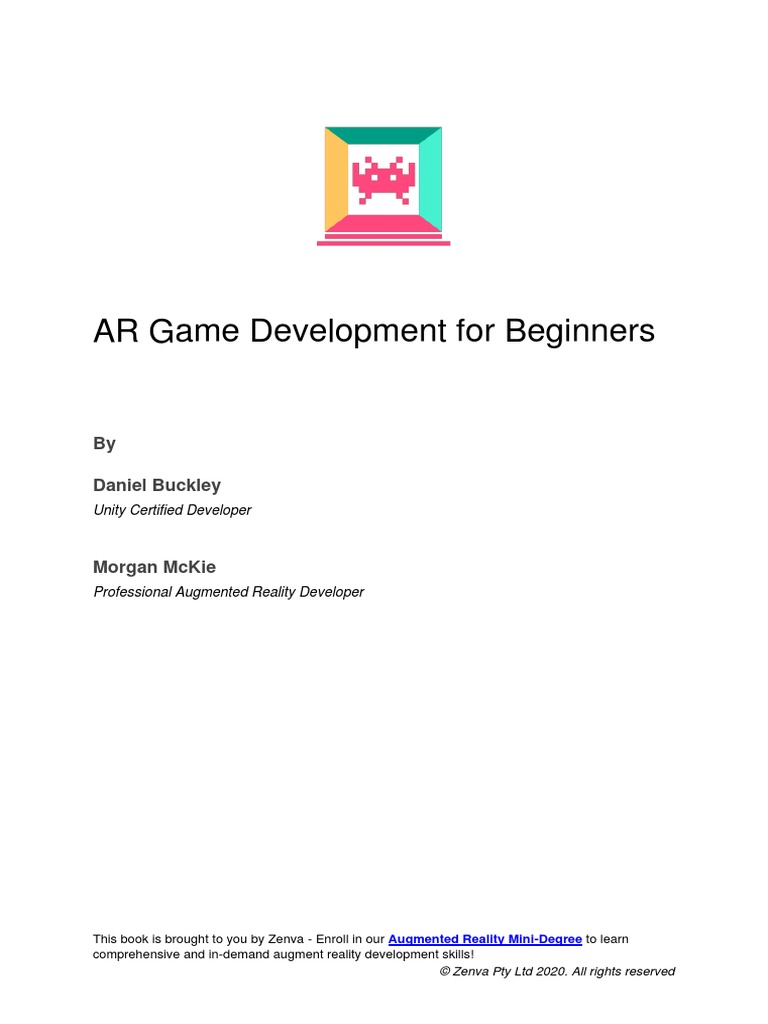 AR Game Development For Beginners | PDF | Unity (Game Engine ...