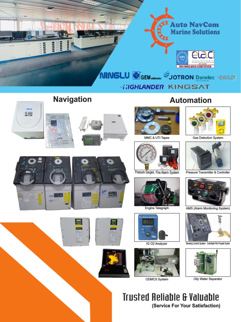 AutoNavCom Marine Solutions Brochure | PDF | Microwave | 4 G