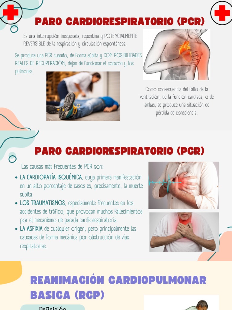 Primeros Auxilios Paro Cardiorespiratorio Diapositivas | Descargar gratis PDF | Reanimación ...