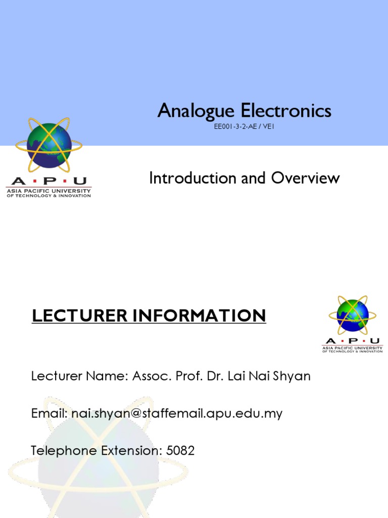 Chapter 0 - Introduction and Overview | PDF | Amplifier | Engineering