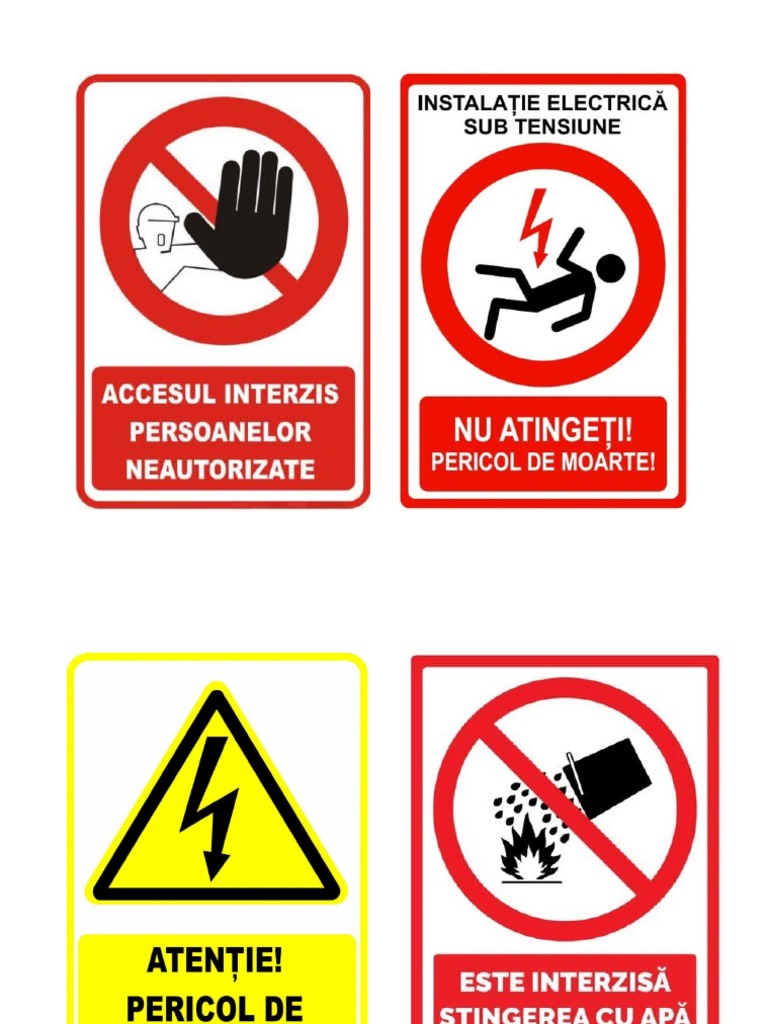 Indicatoare Simboluri SSM | PDF