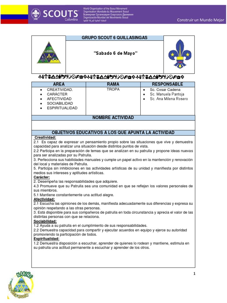 Ficha - REME 6 de Mayo | PDF | Creatividad | Sicología