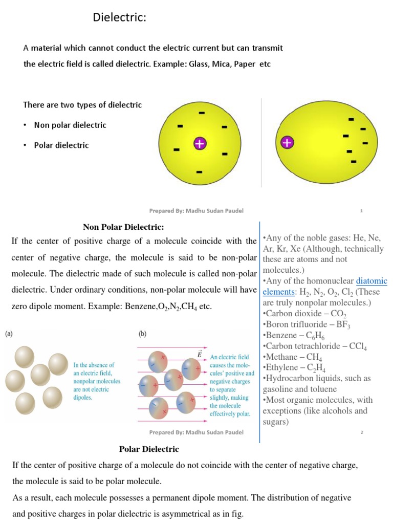 01 - Dielectric | PDF | Permittivity | Dielectric