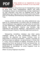 Tagalog Recognition Emcee Script - 013151 | PDF