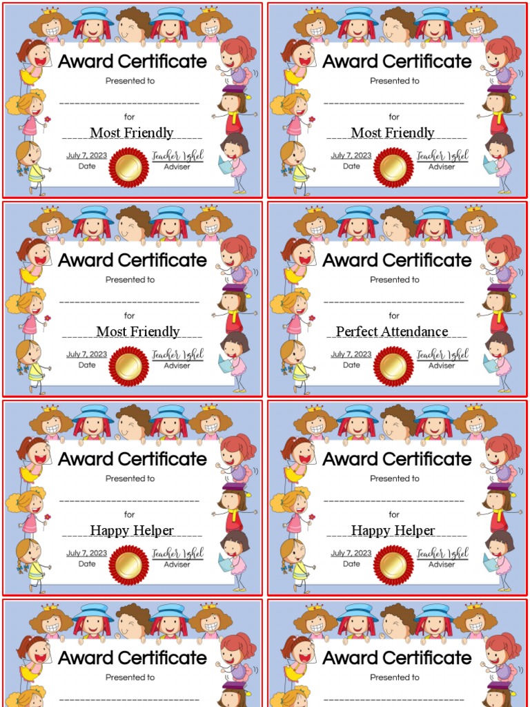 Certificate Awards | PDF