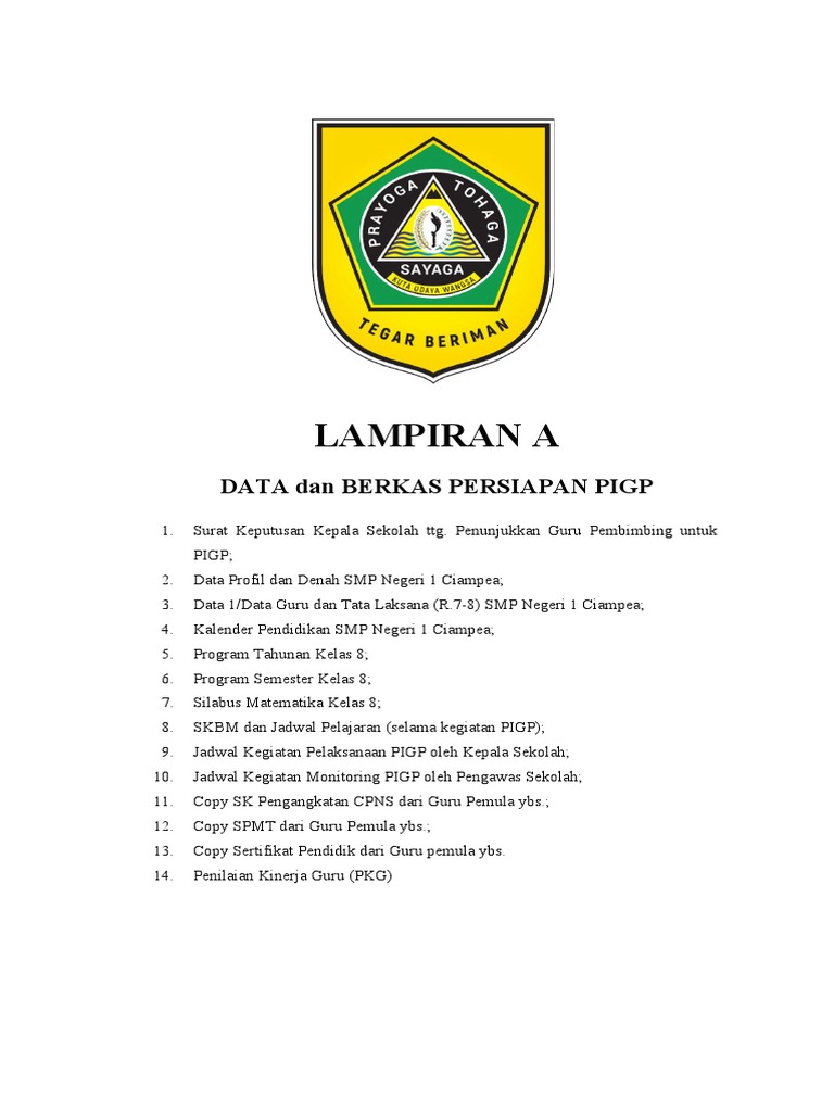 Sekat Lampiran | PDF