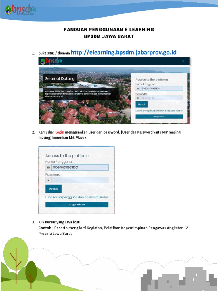 Panduan Elearning Umum | PDF