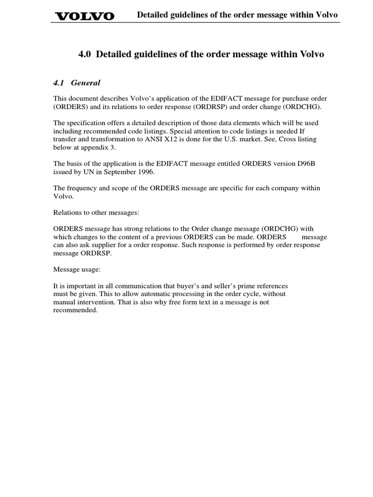Orders Volvo Useful | PDF | Invoice | Economies