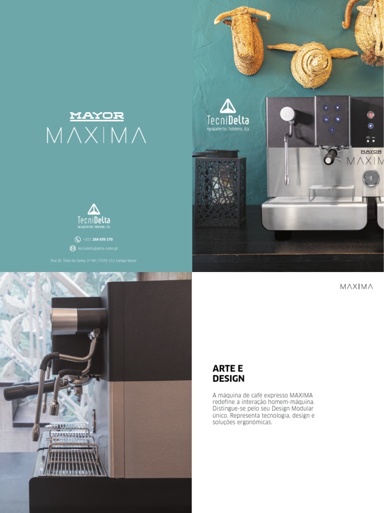 Máquina de Café Expresso Maxima | PDF | Eletrônicos | Fatores humanos e ...