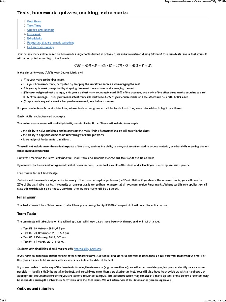 Textbook | PDF | Quiz | Homework