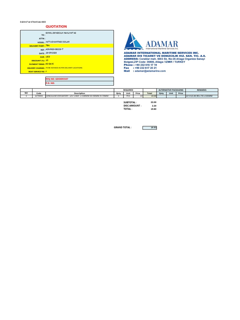Appa - M - T ADVANTAGE SOLAR - ADMN23-03223-T | PDF