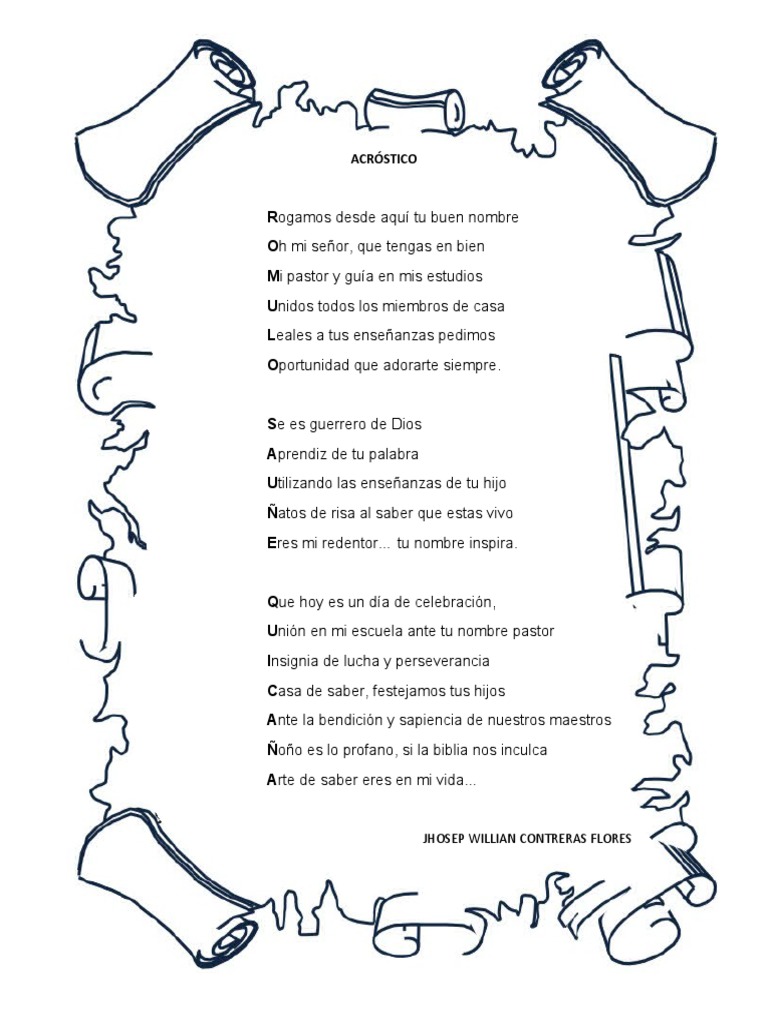 ACRÓSTICO | PDF