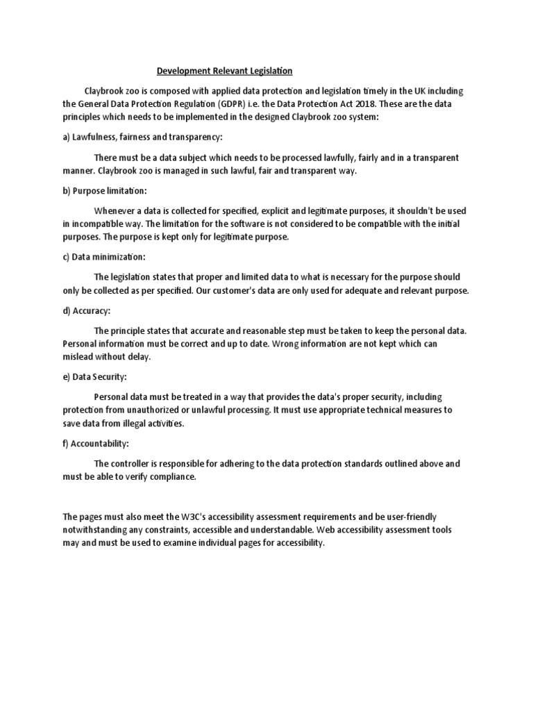 Relevant Legislation | PDF