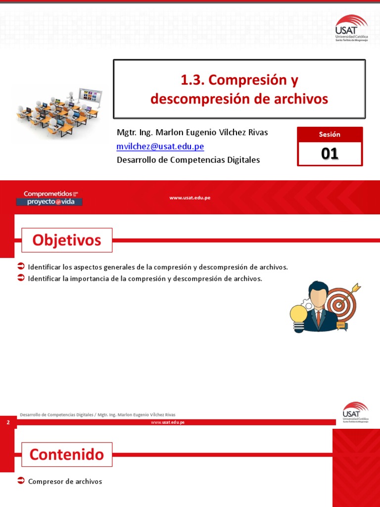 1.3. Compresion y Descompresion de Archivos | PDF | Zip (formato de archivo) | Compresión de datos