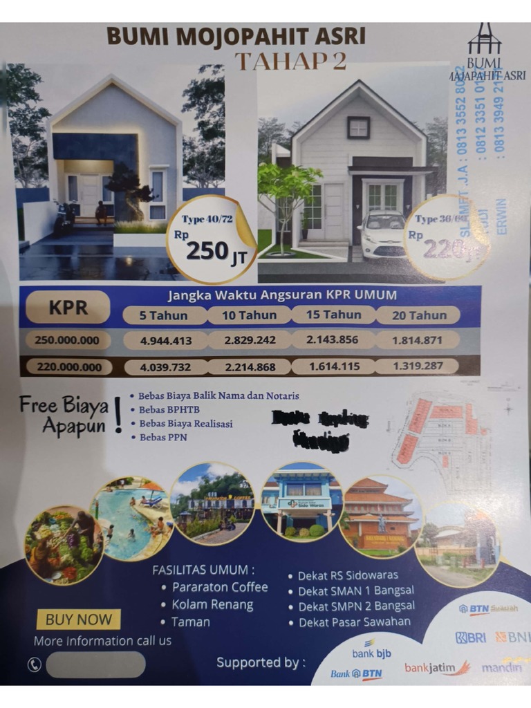 Perum Bumi Mojopahit Asri (Mojokerto) | PDF