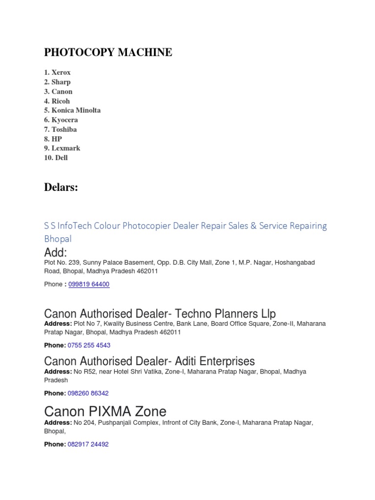 Photocopy Machine | PDF
