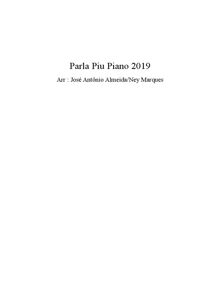 Parla Piu Piano | PDF