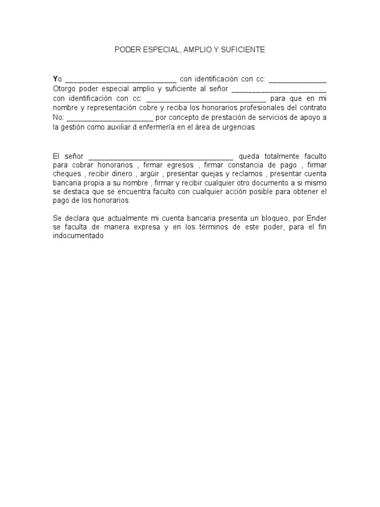 Poder Especial | PDF