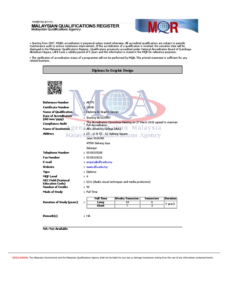 Accredited Diploma in Graphic Design | PDF