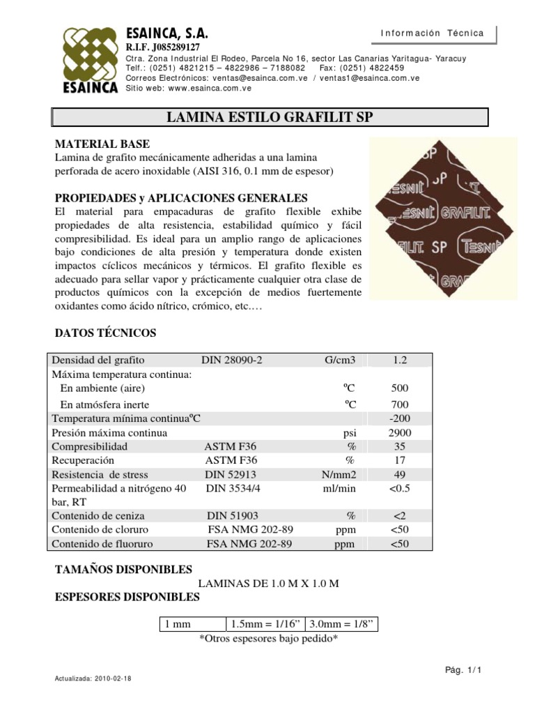 Grafilit SP | PDF | Física Aplicada e Interdisciplinaria | Química