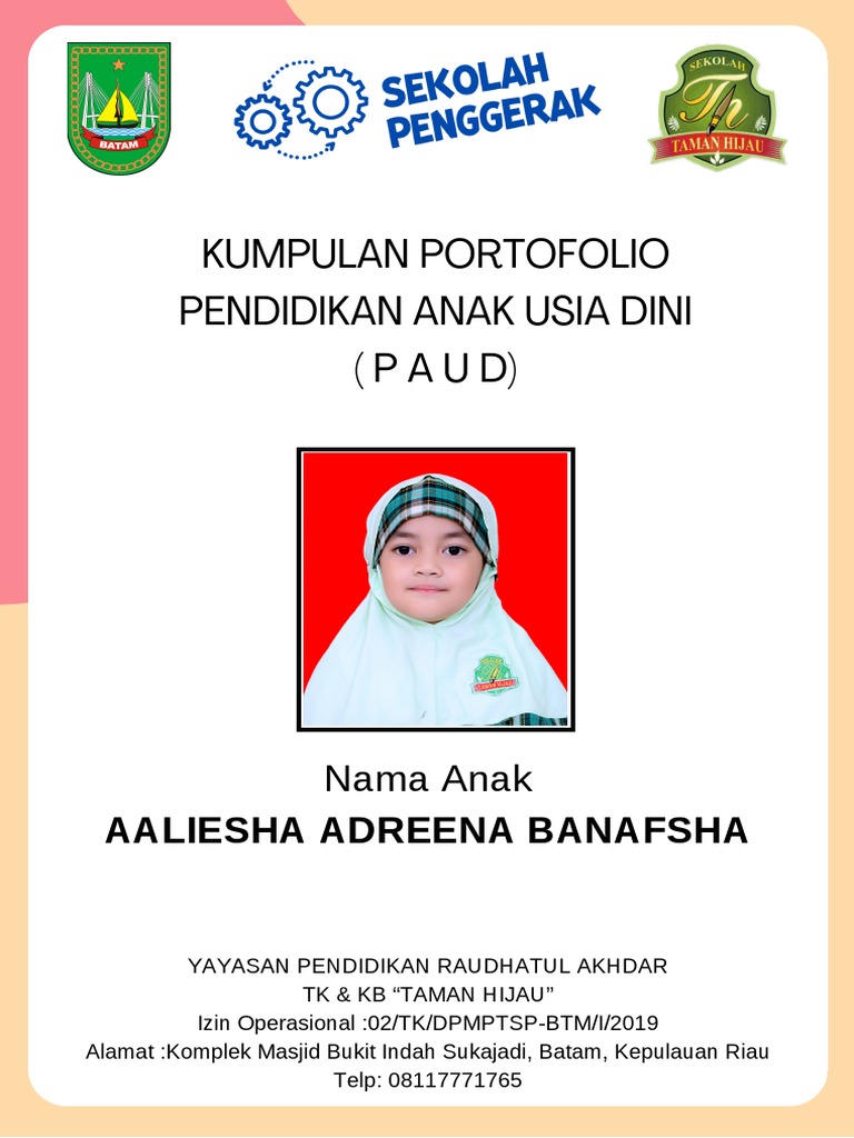Kumpulan Portofolio Pendidikan Anak Usia Dini (PAUD) : Aaliesha Adreena Banafsha | PDF
