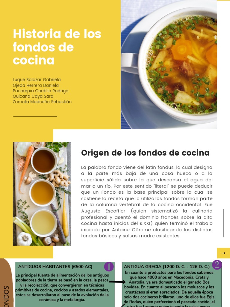 Historia De La Cocina Pdf Salsa Caldo