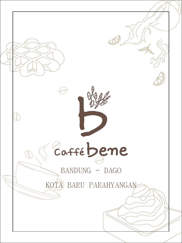 Menu Caffe Bene 2023 | PDF | Waffle | Western Cuisine